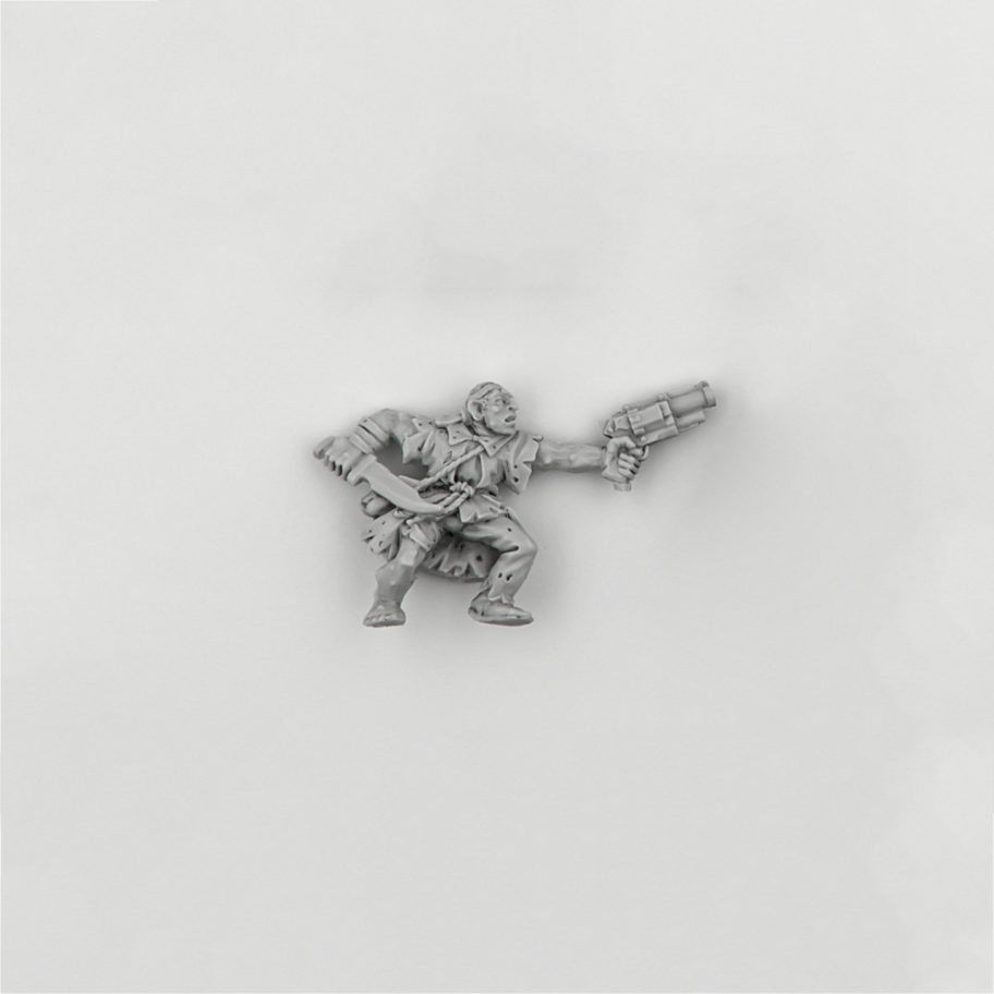 Scavvy with Stub Gun and Knife | BlackMarketMiniatures.net