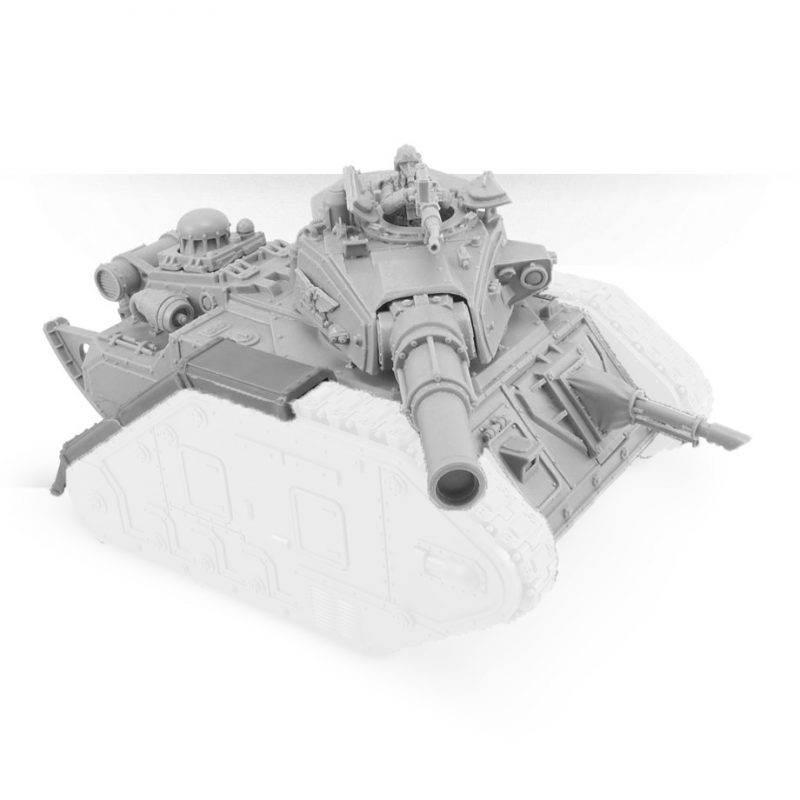 Death Korps of Krieg Mars Alpha Pattern Leman Russ with Modified Ryza ...