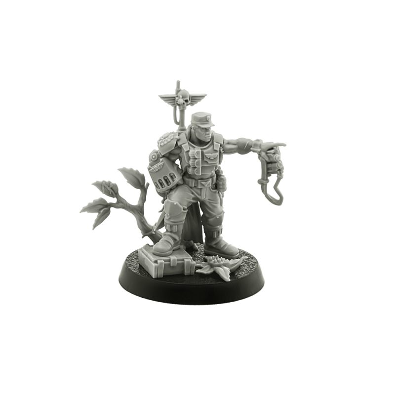Catachan Colonel (Store Annivesary Miniature) | BlackMarketMiniatures.net