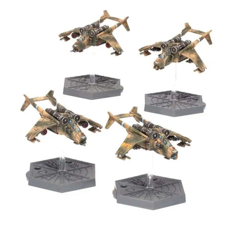 Imperial Navy Valkyrie Assault Carriers | BlackMarketMiniatures.net